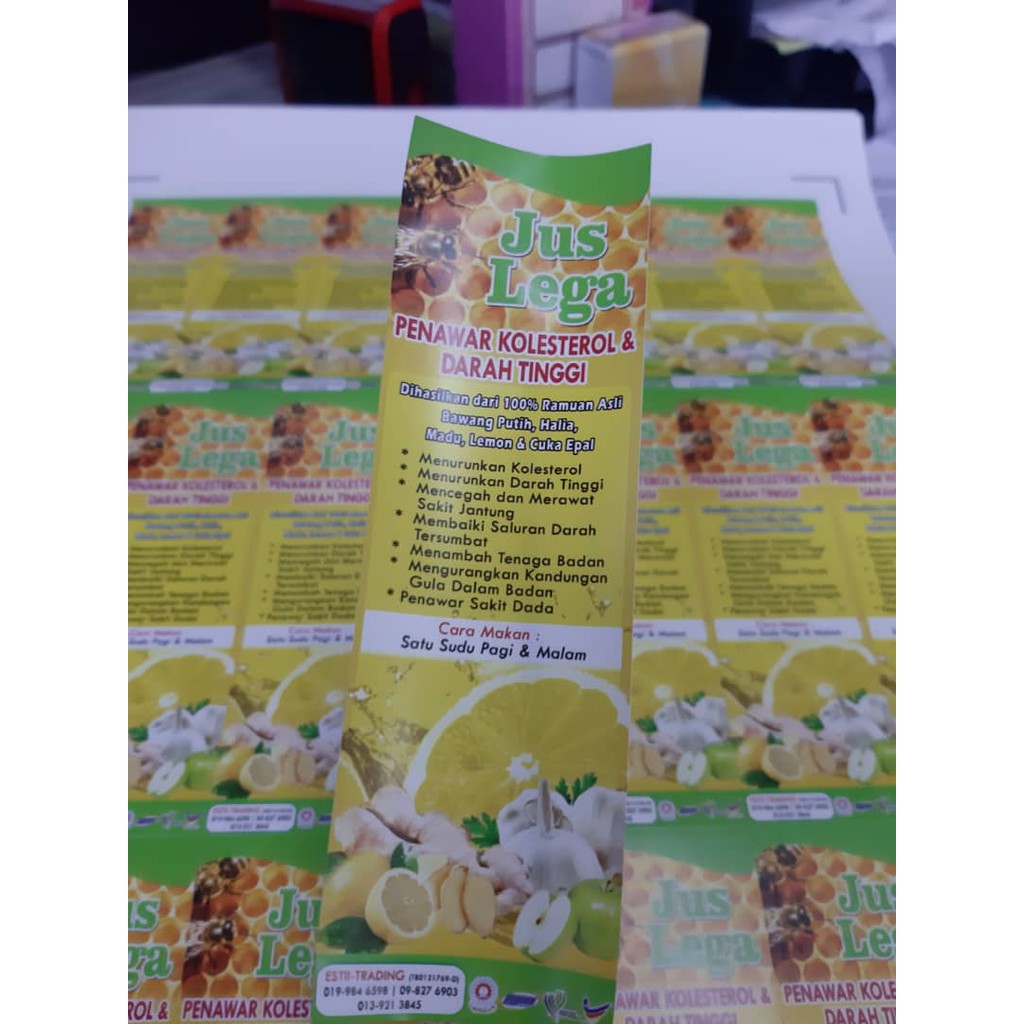 STIKER PRODUK PELBAGAI DESIGN GEMPAK | Shopee Malaysia