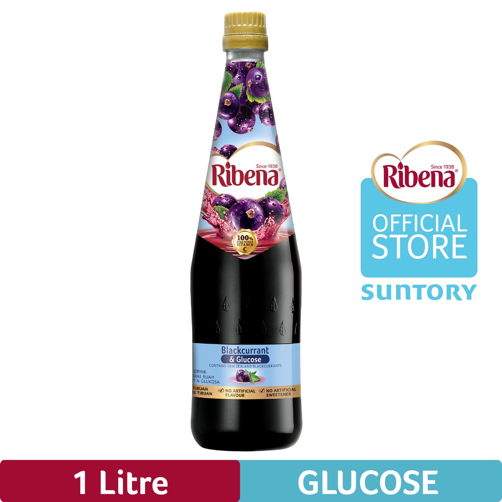 Ribena Blackcurrant Fruit Juice Drinks - Original Blackcurrent/Glucose ...