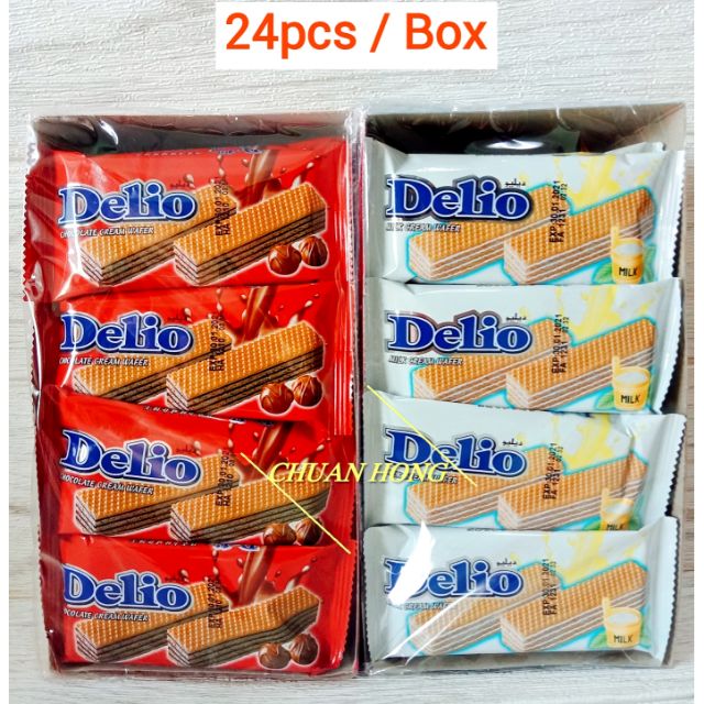 Delio Wafer Chocolate 24pcs / Box | Shopee Malaysia