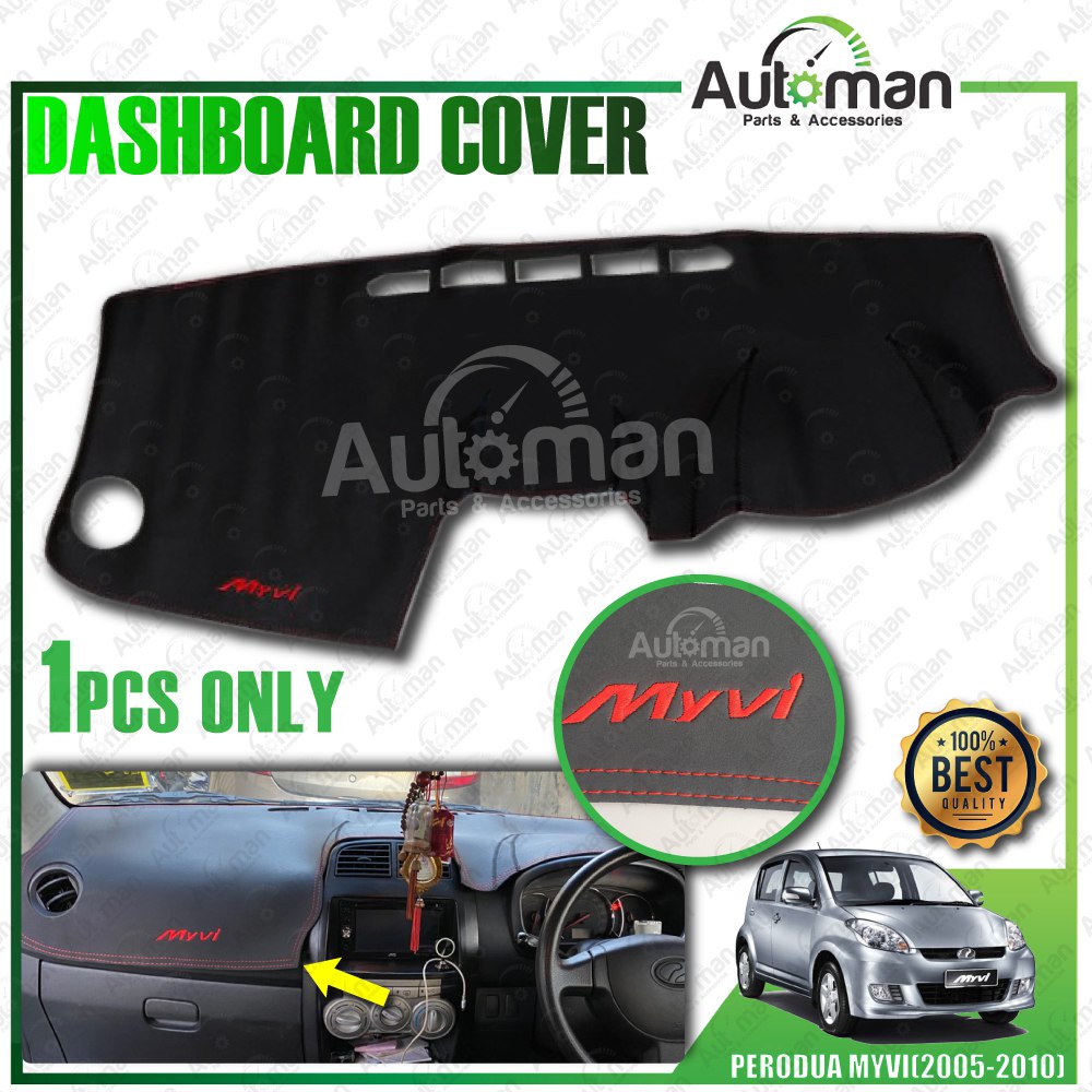 Perodua Myvi 2005 - 2010 Non Slip Leather Dashboard Cover Mat | Shopee ...