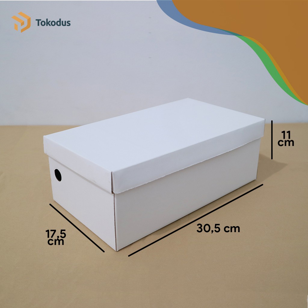 Cardboard Shoe Box 30.5x17.5x11 cm Plain Die Cut Shoe Box (Custom Can ...