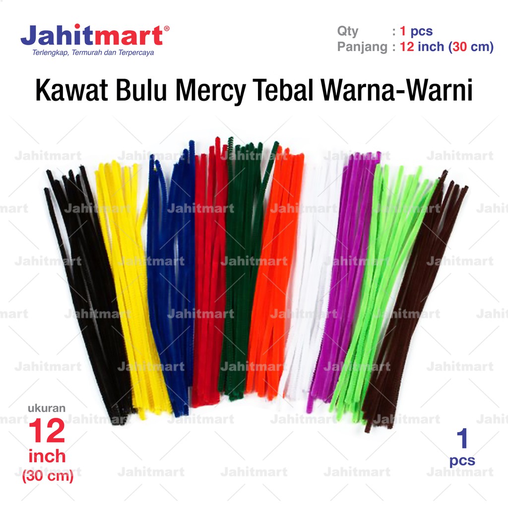 Colorful Thick Mercy Feather Wire 12 inches (30cm) | Shopee Malaysia