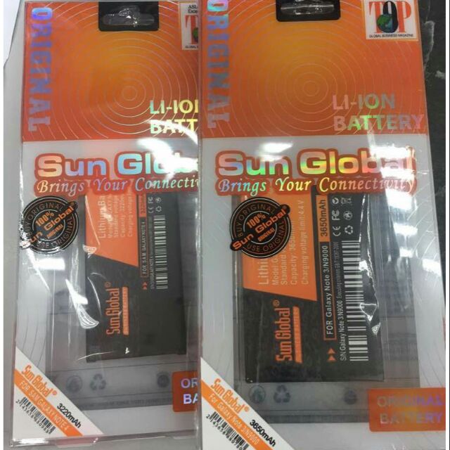 ORIGINAL BATTERY SUN GLOBAL FOR MODEL SMARTPHONE SAMSUNG HIGH mAh ...