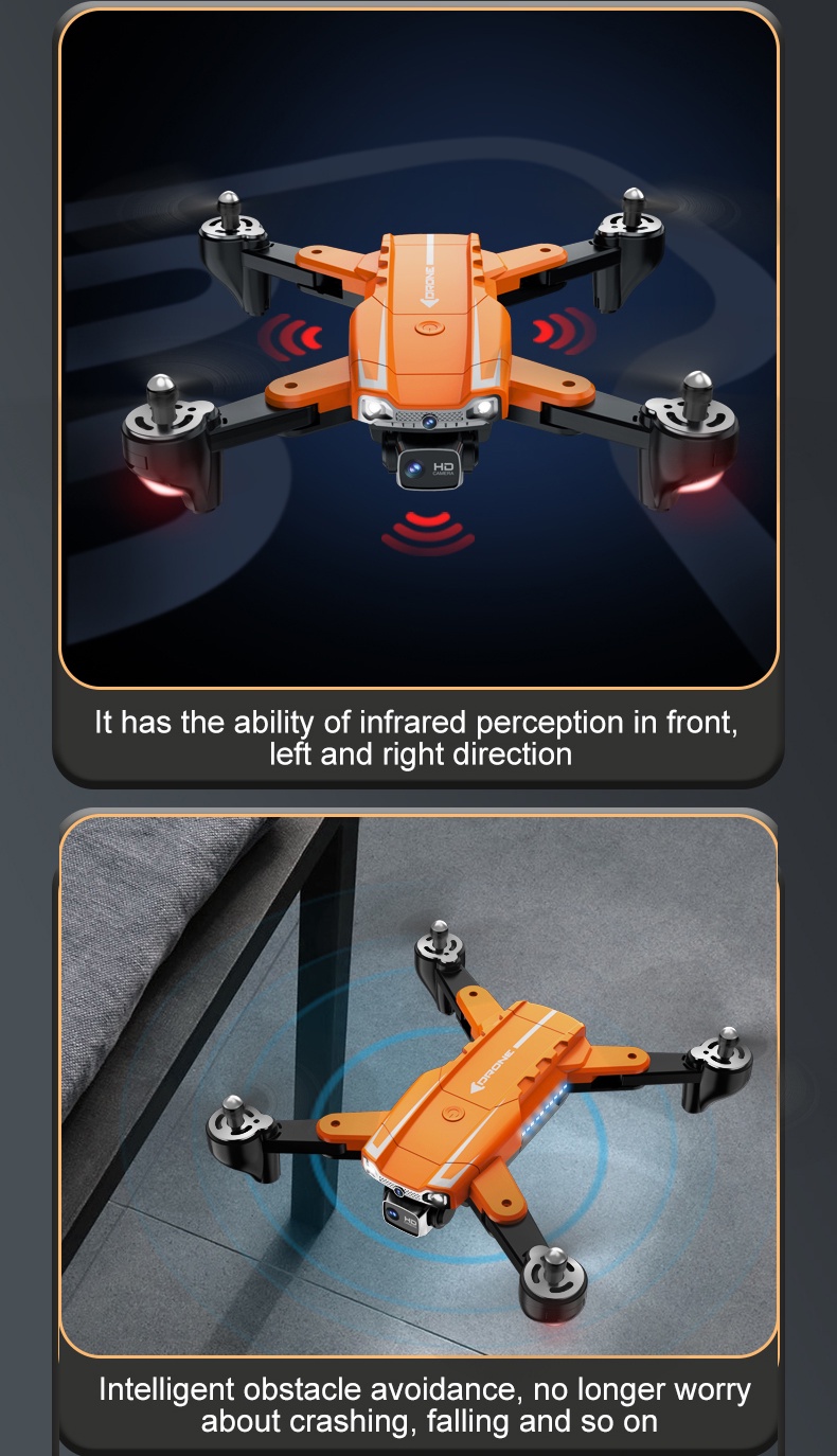 A5S Drone with Camera 8K Obstacle Avoidance Optical Flow Stability ...