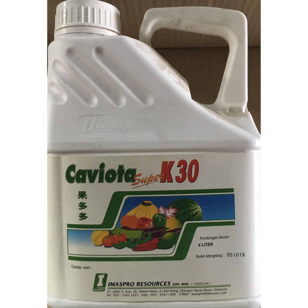 * ORIGINAL * Imaspro Caviota Super K30 4L / baja foliar " ready stock ...