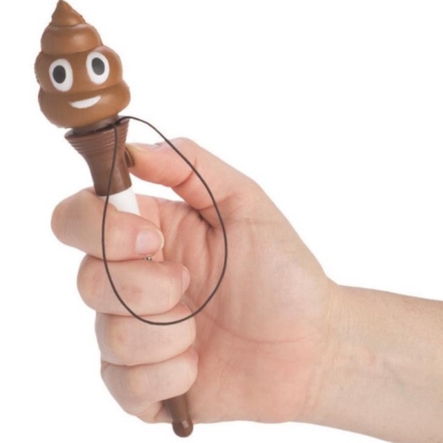 Ballpoint Pen Cartoon Kung-Ing Funny Cute Unji Poop Bounce. | Shopee ...