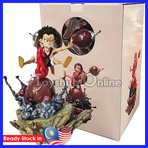 TOYSHUB Anime One Piece GK Snake Man Monkey D luffy Bomb On Hand Action ...
