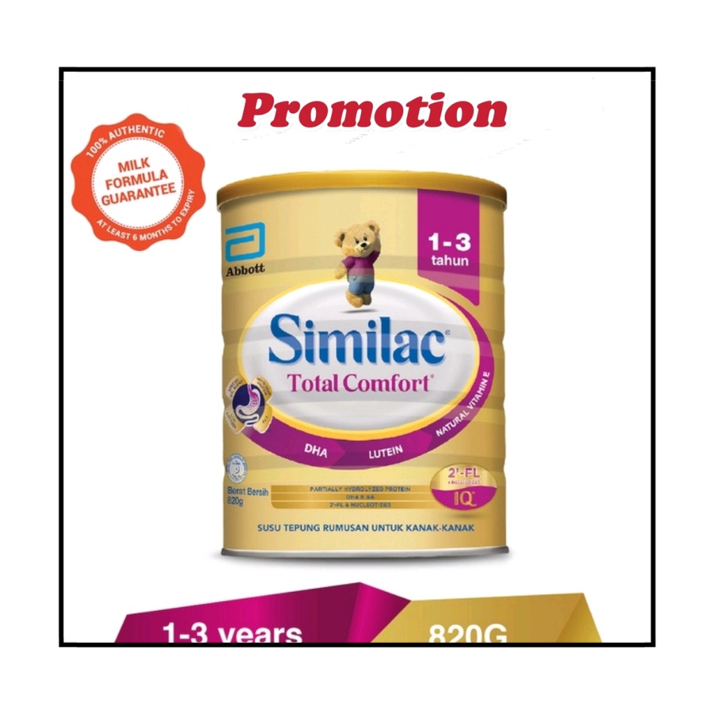 Similac Total Comfort 1-3years 820g (NEW PACKING) | Shopee Malaysia
