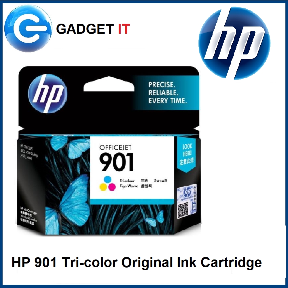 HP 901 Tri-color Original Ink Cartridge / HP 901 Black Original Ink ...