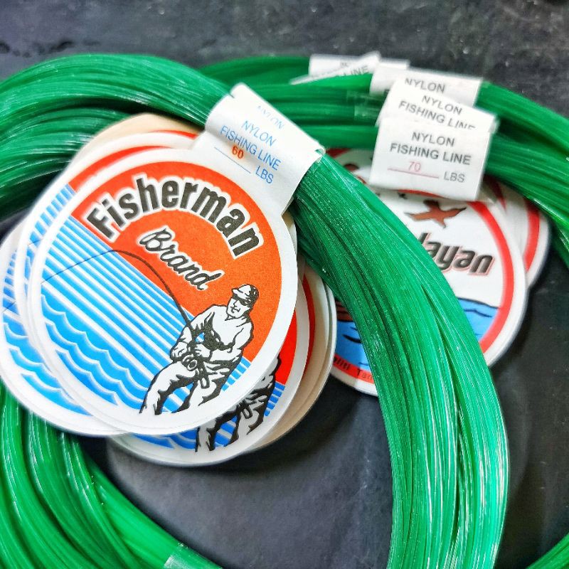 Nylon Monofilament Fishing Line 60lbs& 60LBS ( Tali Tangsi Pancing ...