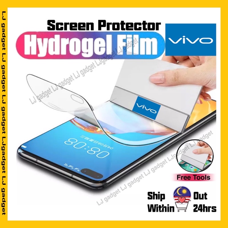 Hydrogel Screen Protector Vivo V50/V50LITE/V40/V40PRO/V40LITE/V30/V30E/V30PRO/V29/V27E/V27/V25 ...