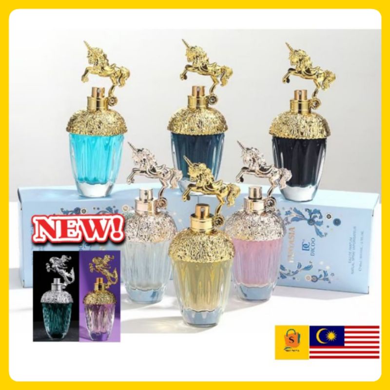 🍁DIGNIFE🍁Unicorn Perfume Lady Perfum 80ml Minyak Wangi Long-lasting ...