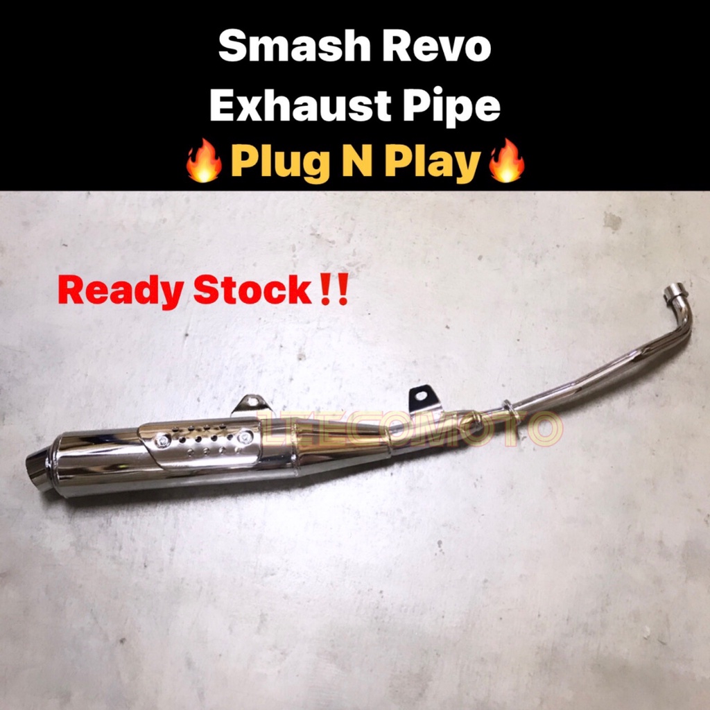 Standard Exhaust Chrome Muffler Pipe Ekzos Exzos Ejos Pipe Paip Comp ...