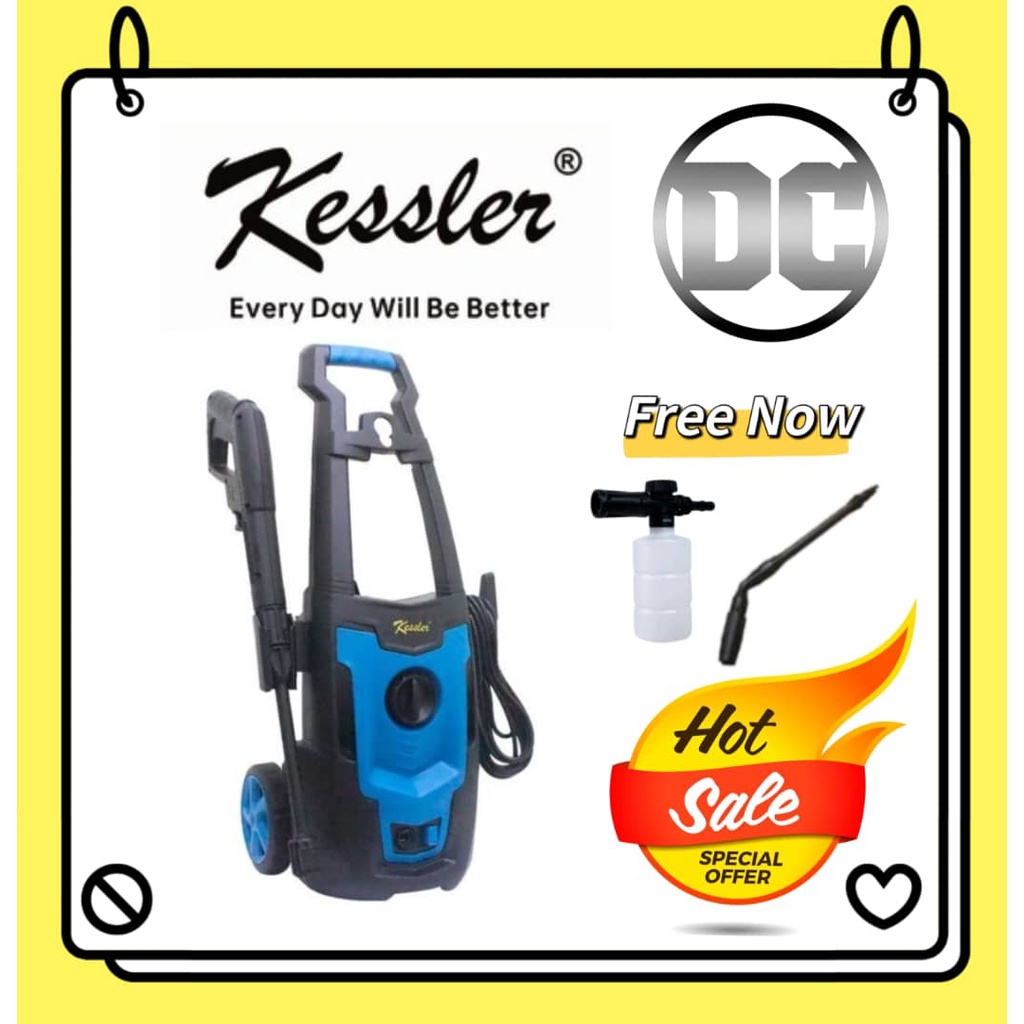 KESSLER - Water Jet 120bar High Pressure Washer 高压水射清洁机 | Shopee Malaysia