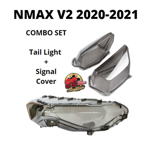 YAMAHA NEW NMAX V1 -V2 2020-2021 TAIL LAMP LIGHT SIGNAL LIGHT COVER ...