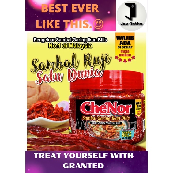 🔥CHE NOR SAMBAL GARING SPICY🌶 MURAH 💯 ORIGINAL STORE🥰🥰🙏🏽 | Shopee Malaysia