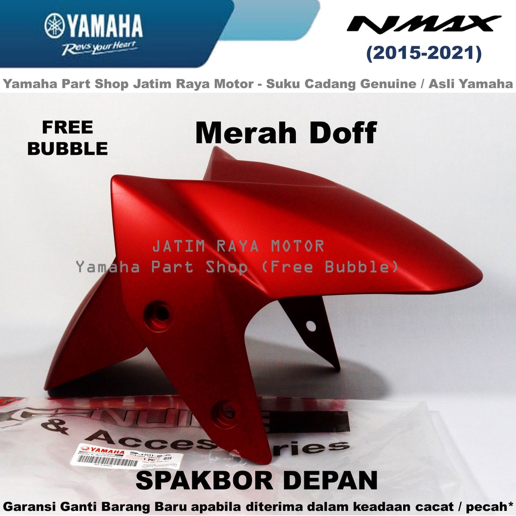 MERAH Front Fender Front Fender Red Doff Nmax N Max Old All New Nmax N ...