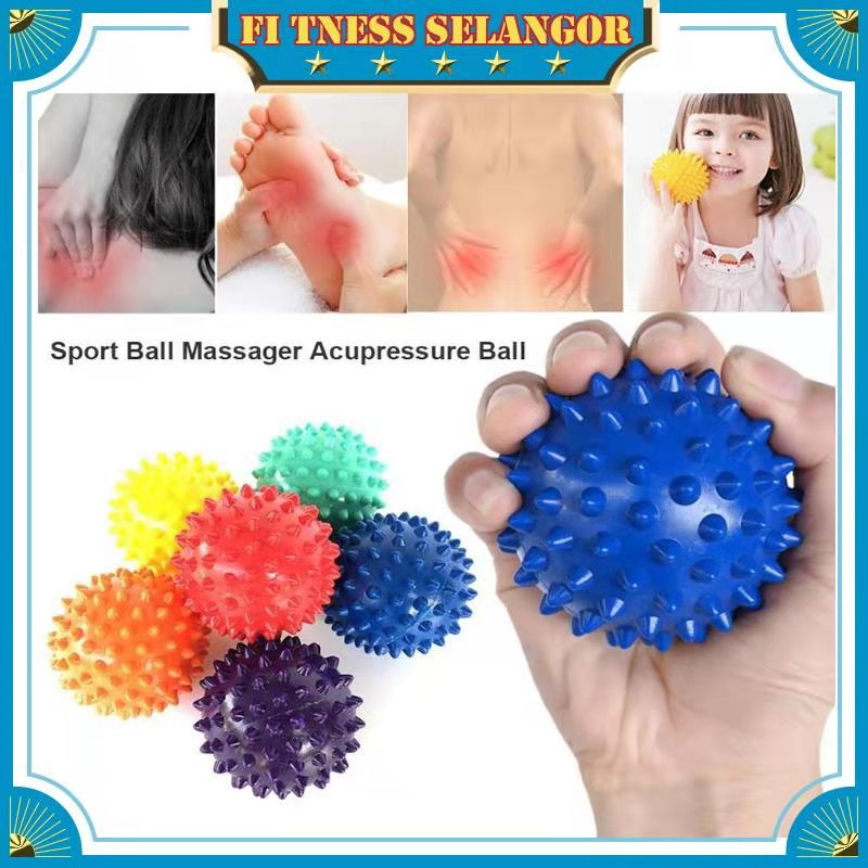 🔥【READY STOCK】🔥Spiky Massage Ball Trigger Point Sport Fitness Hand Foot ...