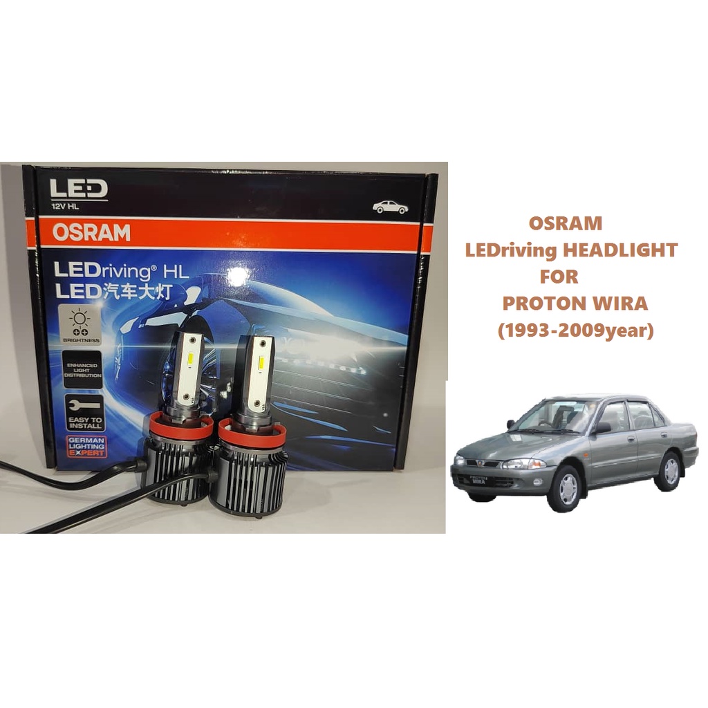 ☆LED☆ OSRAM LED Driving HEADLIGHT (H4) FOR PERODUA WIRA (1993-2009year ...