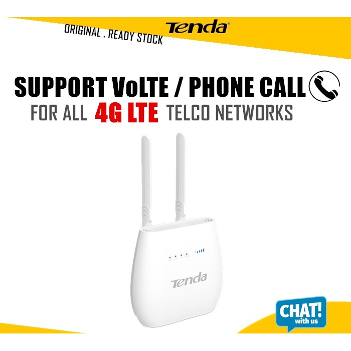 Tenda 4G09 4G06 4G680 V2 4G LTE Wireless N300 WiFi Router Support Voice ...
