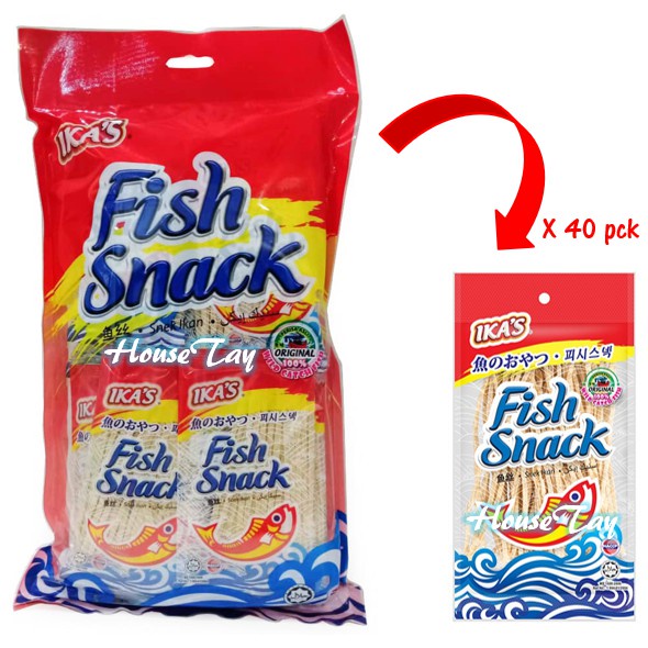 40 Packs Ika's Ikas Fish Snack 6g EachHALAL (LOCAL READY STOCKS ...