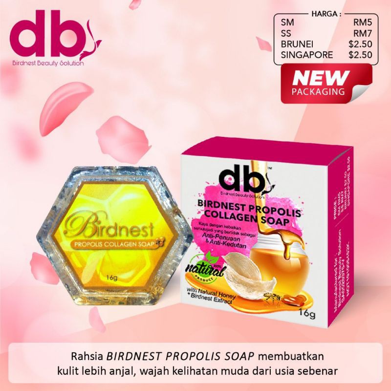 READY STOCK!! BIRDNEST PROPOLIS COLLAGEN SOAP ORIGINAL HQ | Shopee Malaysia