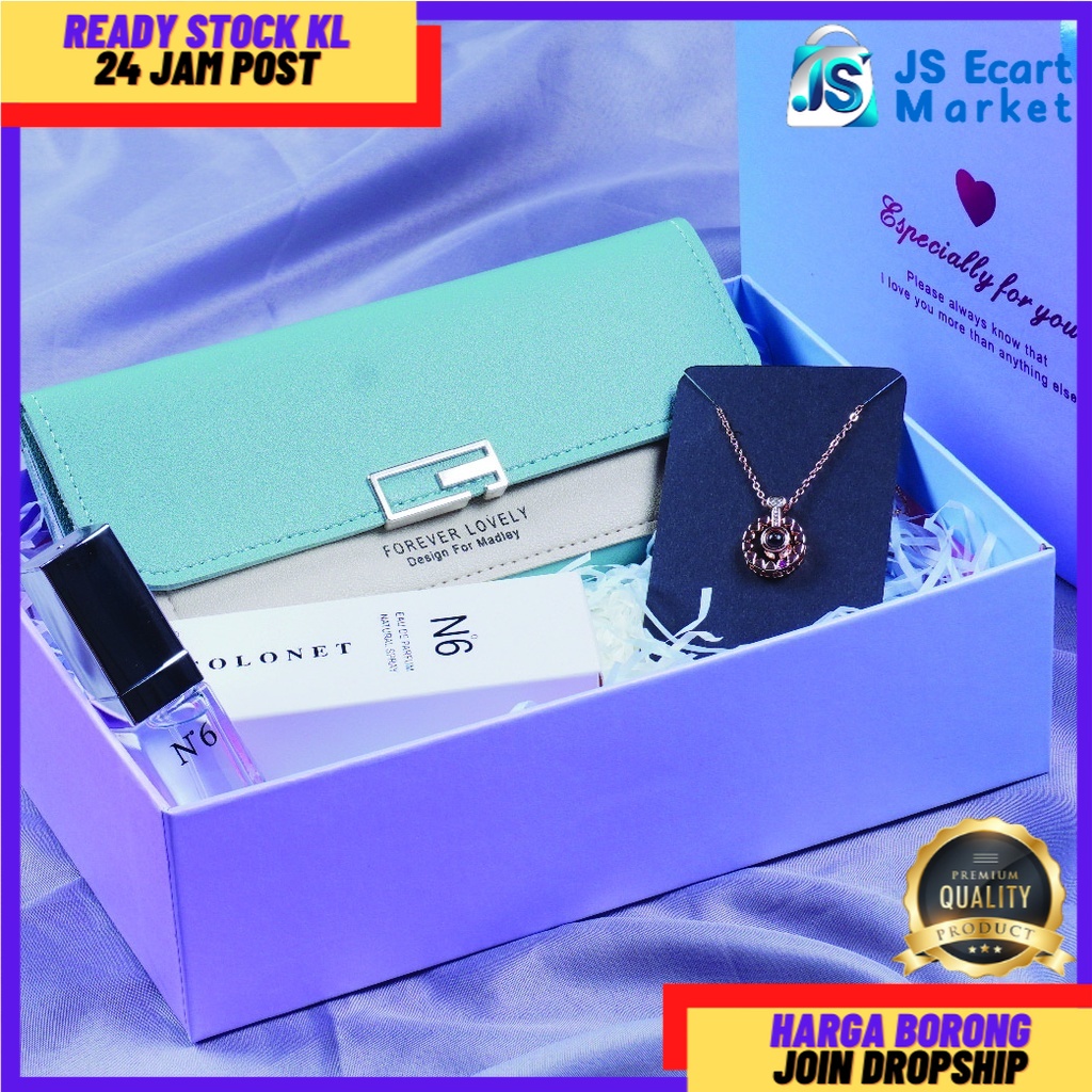 Perfume With Cute Wallet Women Valentine Birthday Gift Mother's Day ...