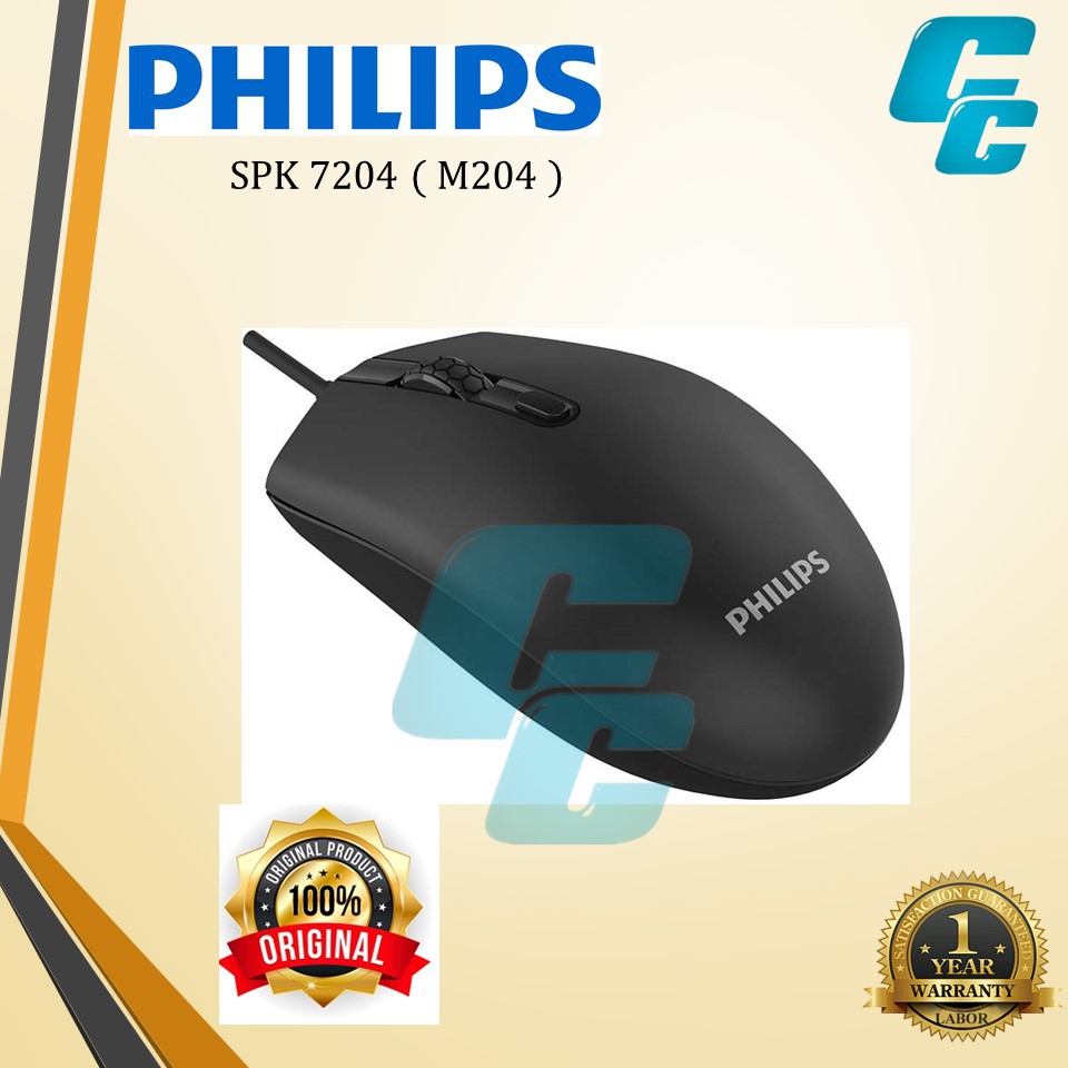 Philips USB Mouse - M204 ( SPK7204 ) | Shopee Malaysia