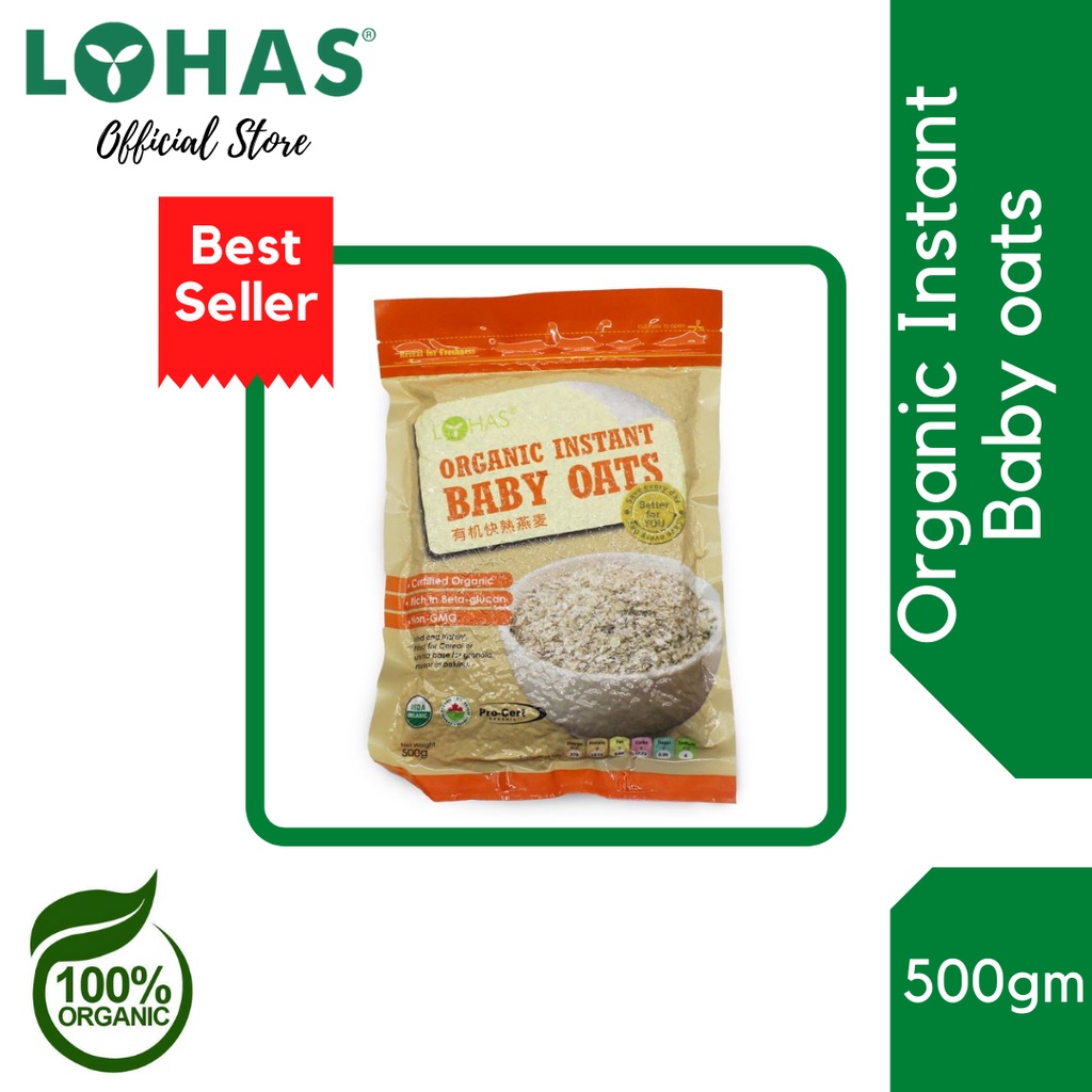 Organic Instant Oats - 500gm | Shopee Malaysia
