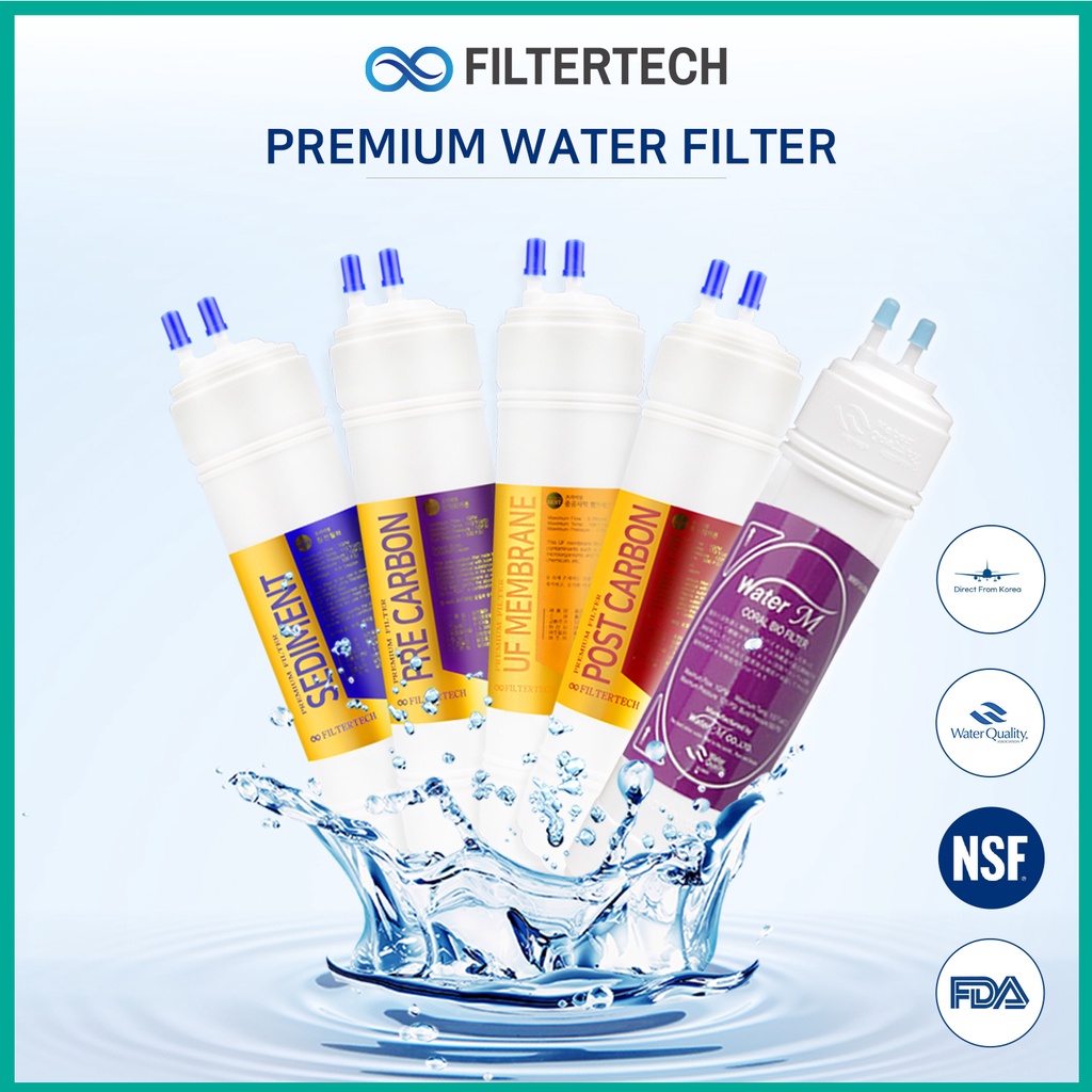 FilterTech Korea Water Filter For Dispenser, Purifier, Tap System / U ...