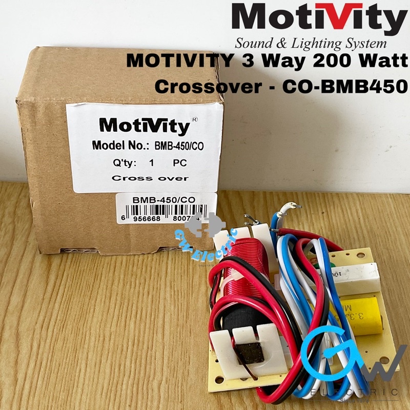 1 Unit MOTIVITY 3 Way 200 Watt Crossover - CO-BMB450 | Shopee Malaysia