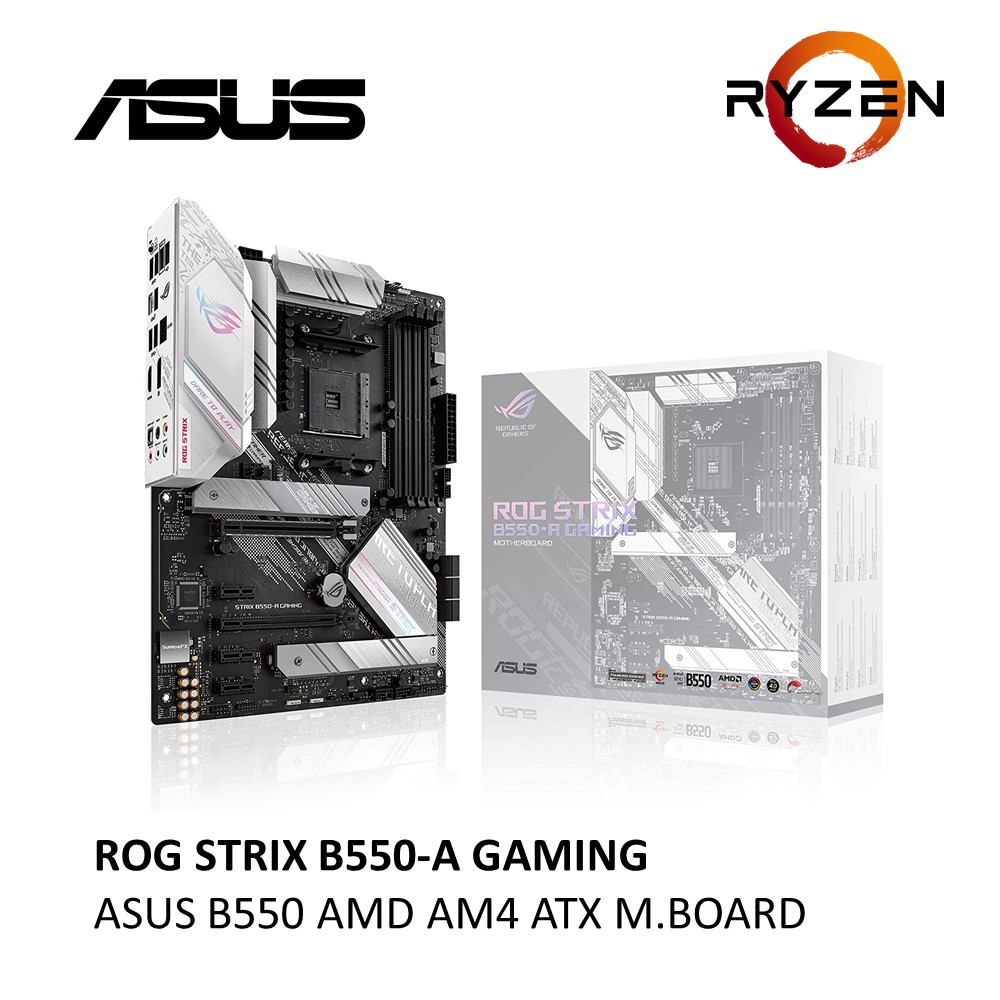 ASUS ROG STRIX B550-A AM4 ATX MOTHERBOARD (COMBO RYZEN 5 5500 / 5600 ...
