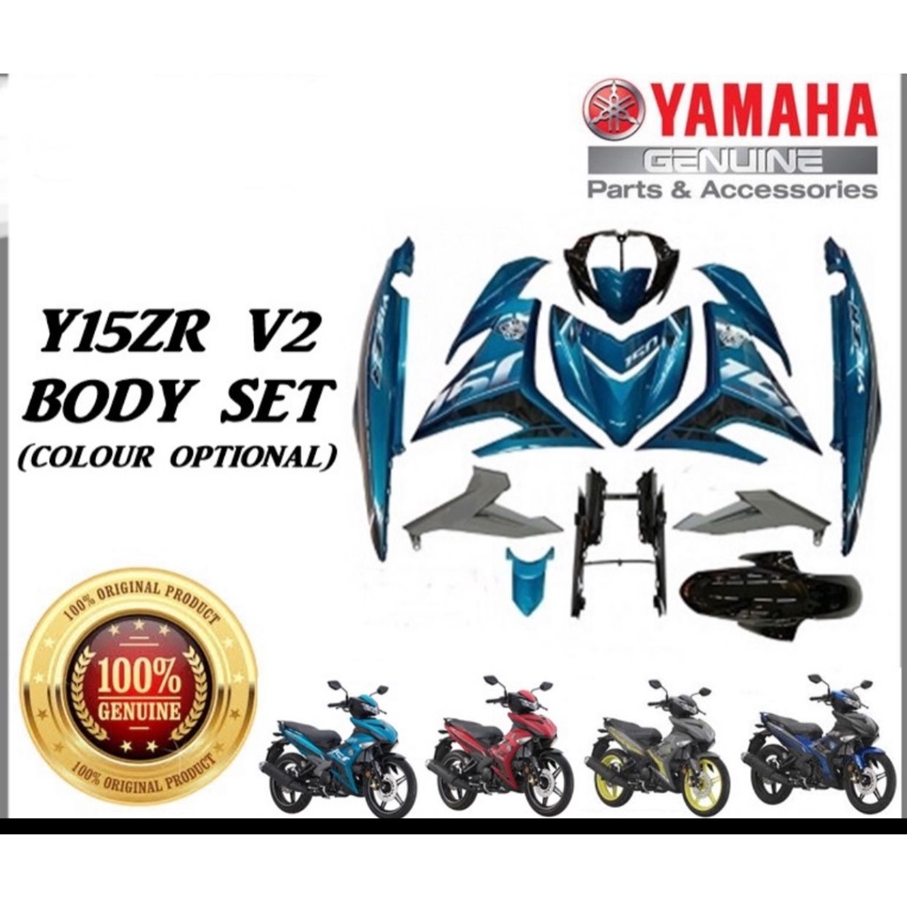 100% ORIGINAL HLY B17-F7000 YAMAHA HONG LEONG COVER SET Y15ZR V2 DPBMC MDRM3 CM6 MT2 MT1 ORI ...