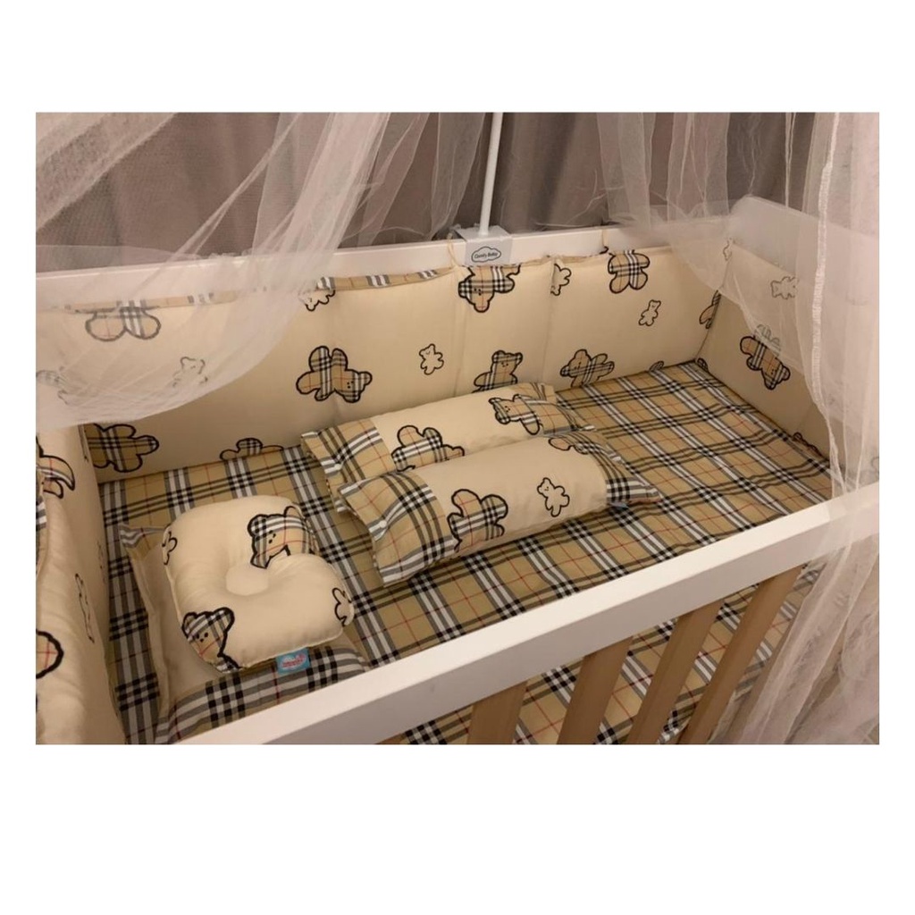 Bumper Cot Babycot Full Cotton (harga hanya bumper cot sahaja) | Shopee ...