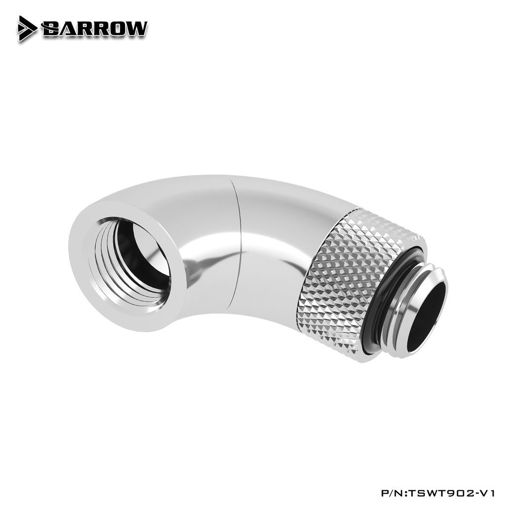 BARROW G1/4'' Thread 90 Degree Rotary Fitting Adapter Rotating 90 ...