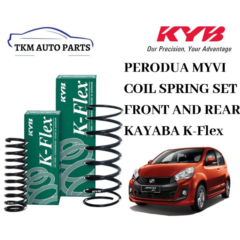 PERODUA MYVI OLD & MYVI LAGI BEST FRONT AND REAR COIL SPRING SET (KYB K ...