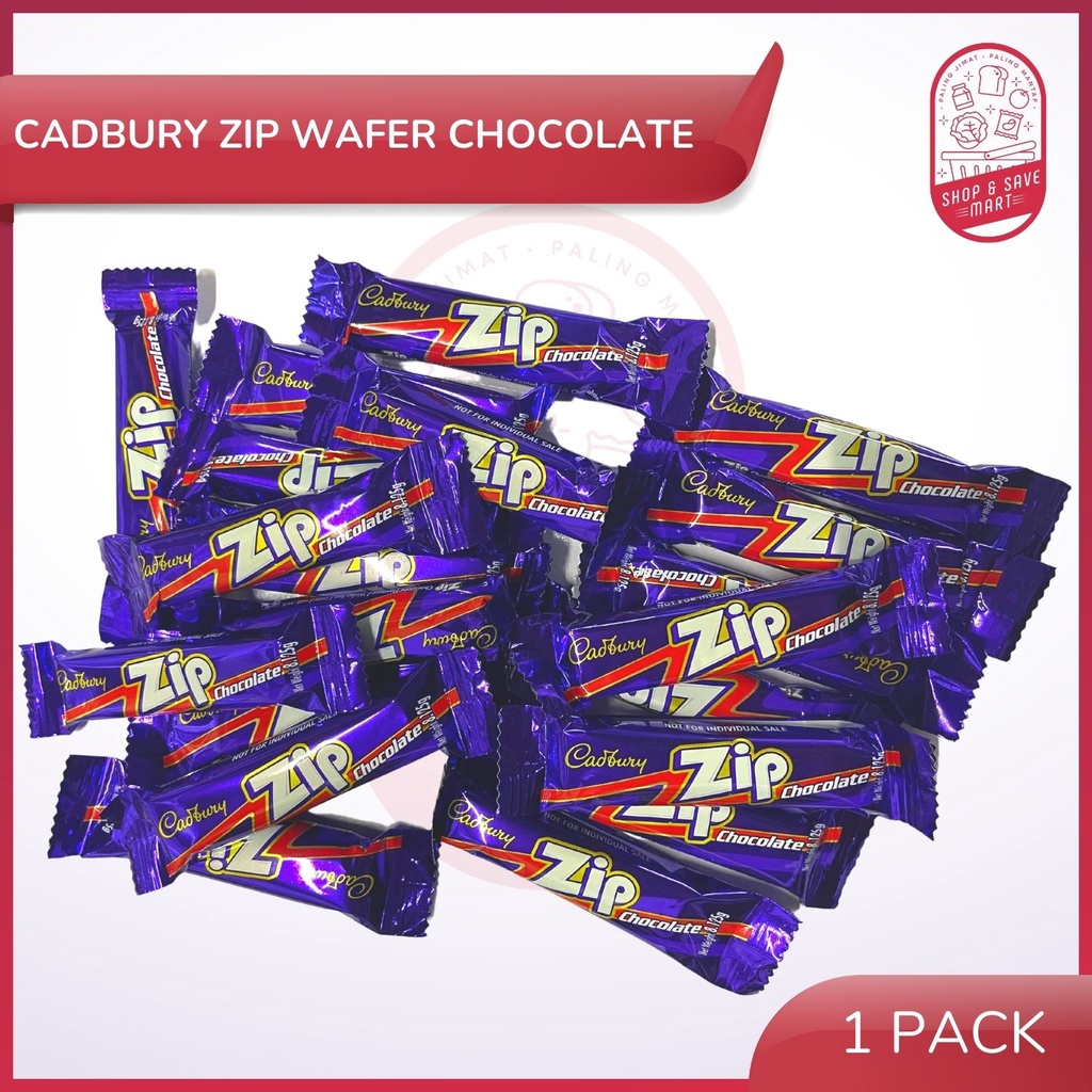 Cadbury Zip Wafer Chocolate Wafer 1 pack - 8.12g | Coklat Wafer Cadbury ...