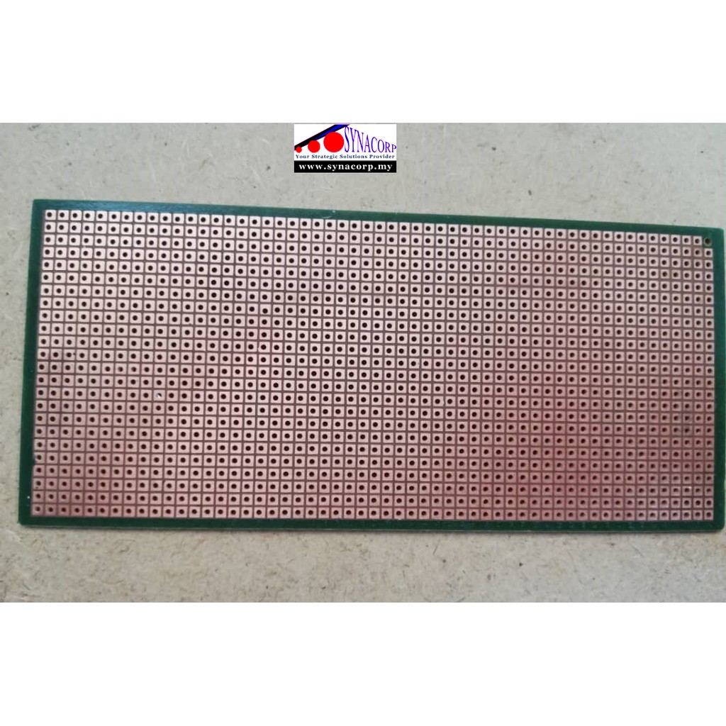 Donut Board Vero PCB Board 6x15 7x9 10x22 cm Single / Double | Shopee ...
