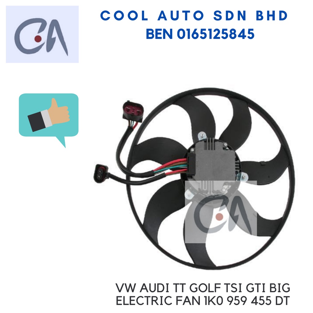 🔥READY STOCK 🔥VW AUDI TT GOLF TSI GTI BIG ELECTRIC FAN 1K0 959 455 DT ...