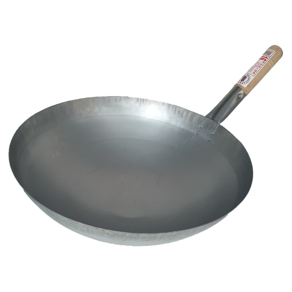 14/15/16/17" Wooden Handle Shanghai Wok | Shopee Malaysia