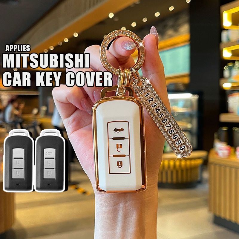 Applies Mitsubishi Car Key Cover Xpander Outlander ASX Pajero Eclipse ...