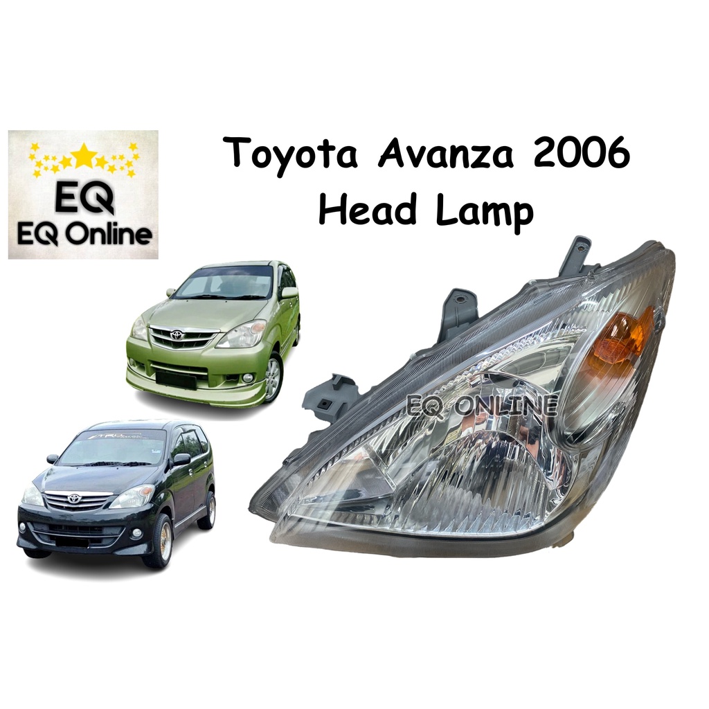 Toyota Avanza 2006 / Avanza 2008 S head lamp Lampu Depan , Lampu Besar ...