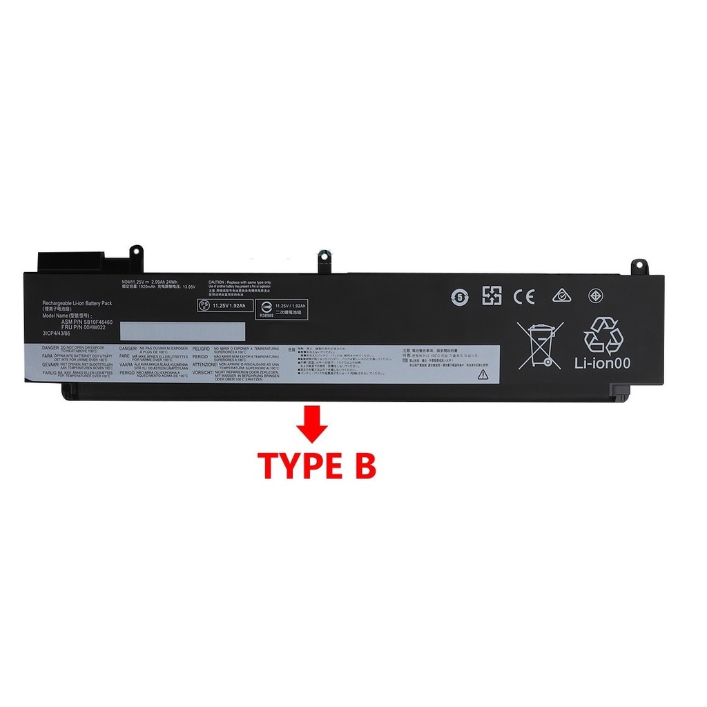 Lenovo Thinkpad T460s T470s 01AV405 01AV406 AV408 00HW025 SB10F46460 ...