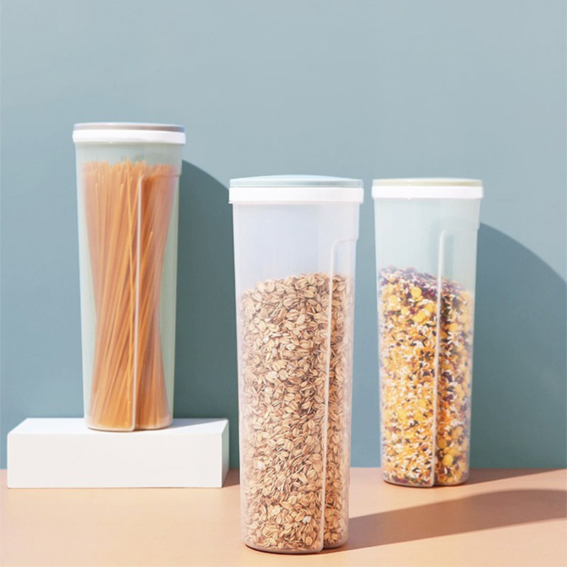 Plastic Tall Food Storage Spaghetti Noodle Pasta Container with Locking ...