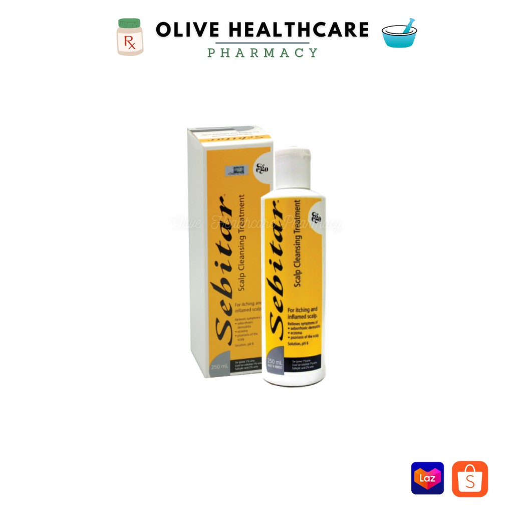 Sebitar Scalp Cleansing Treatment 250ml (Psoriasis / Eczema Scalp ...