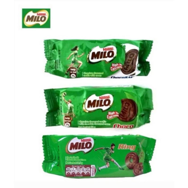 MILO Biscuit Sandwich Cookie Choco/Ring/Choco & Milk | Shopee Malaysia