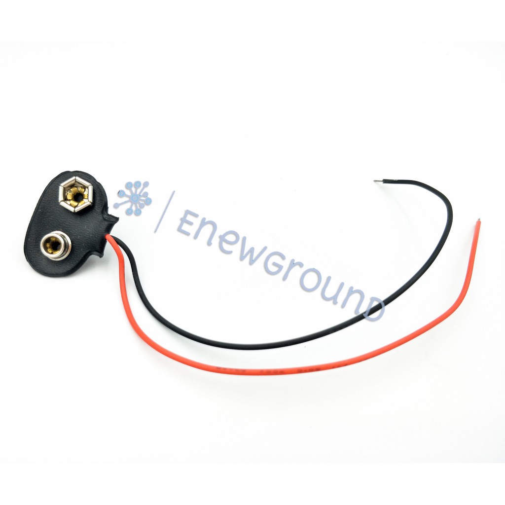 PP3 battery connector (9V battery, T-type, faux leather) | Shopee Malaysia