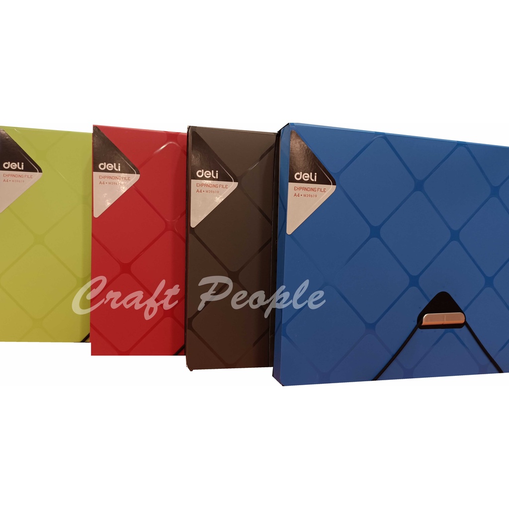 Deli Expanding File 6 Layers With Case A4 (W39619) | Shopee Malaysia