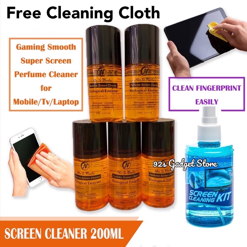 PURFUME SCREEN CLEANER BIOLOGICAL ENZYME LED/LCD MONITOR TV SCREEN ...