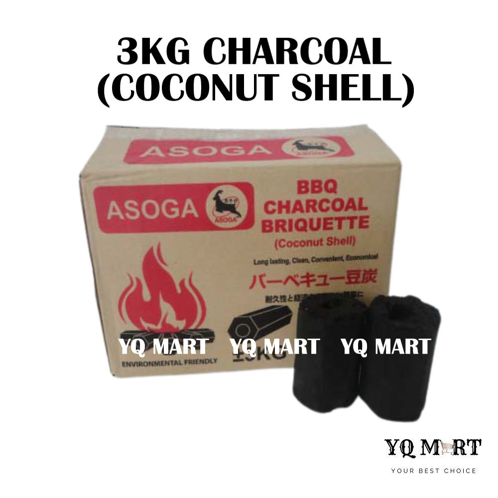 3KG Charcoal/ Bbq Charcoal/ Arang Bbq | Shopee Malaysia